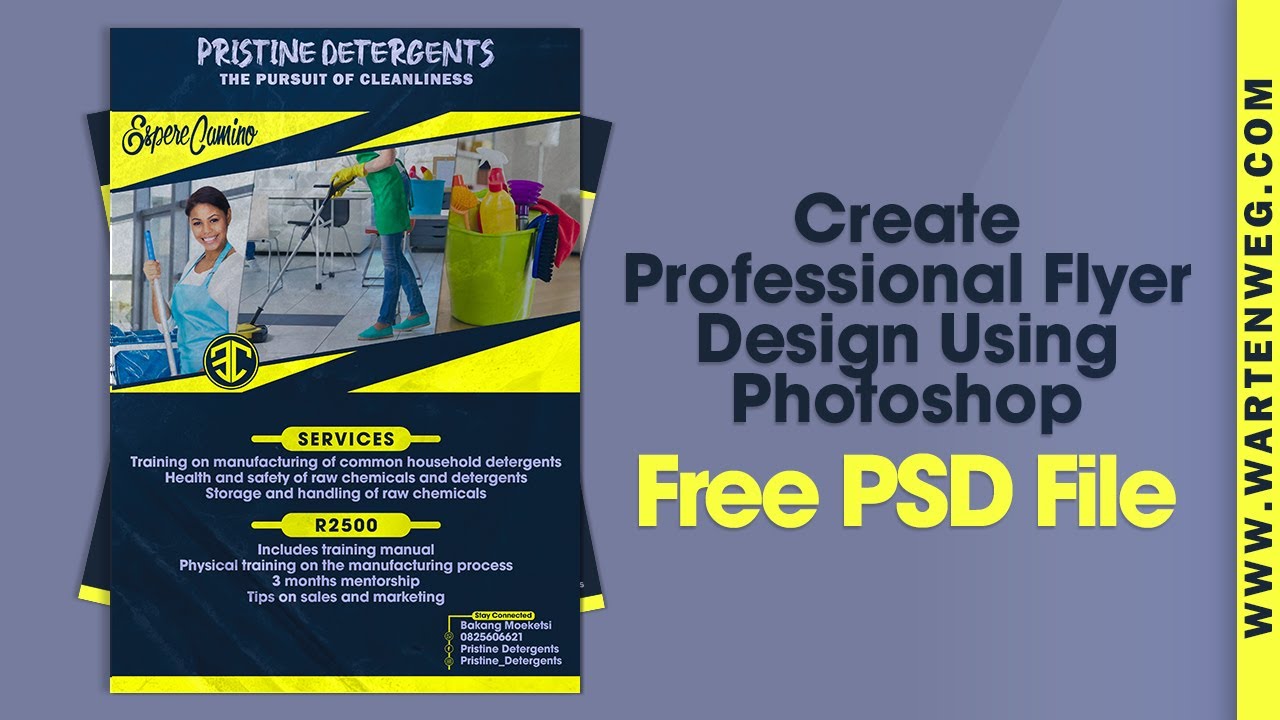 Create Professional Flyer Design Using a Photoshop | Free PSD File ...