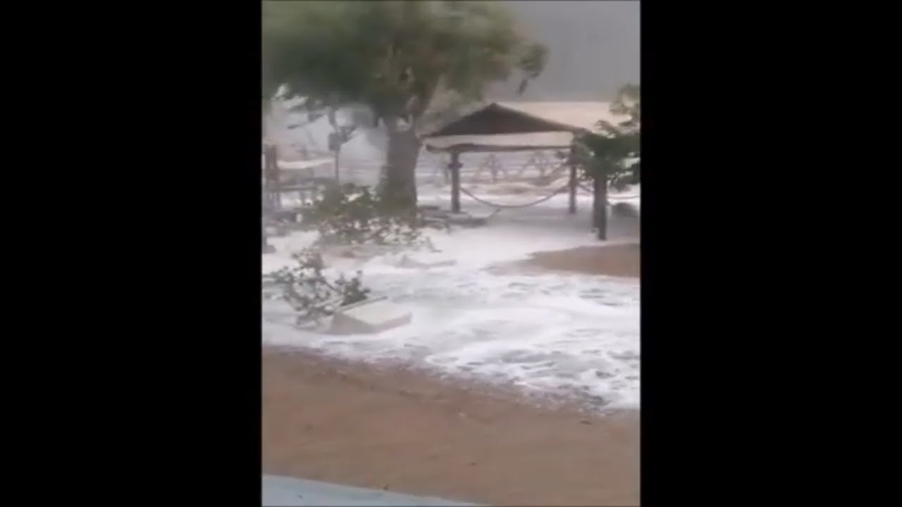 Cyclone Ianos in Greece Angry nature - YouTube