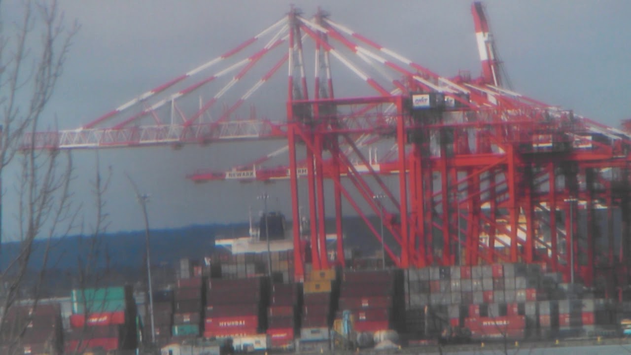 Timelapse: PNCT | New Liebherr Gantry Cranes - YouTube