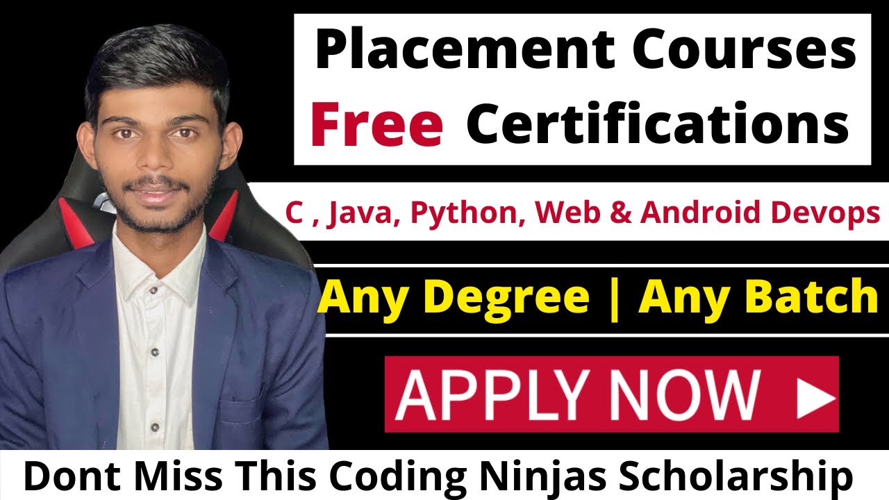 Free Courses & Certifications For Your Placements | Coding Ninjas ...