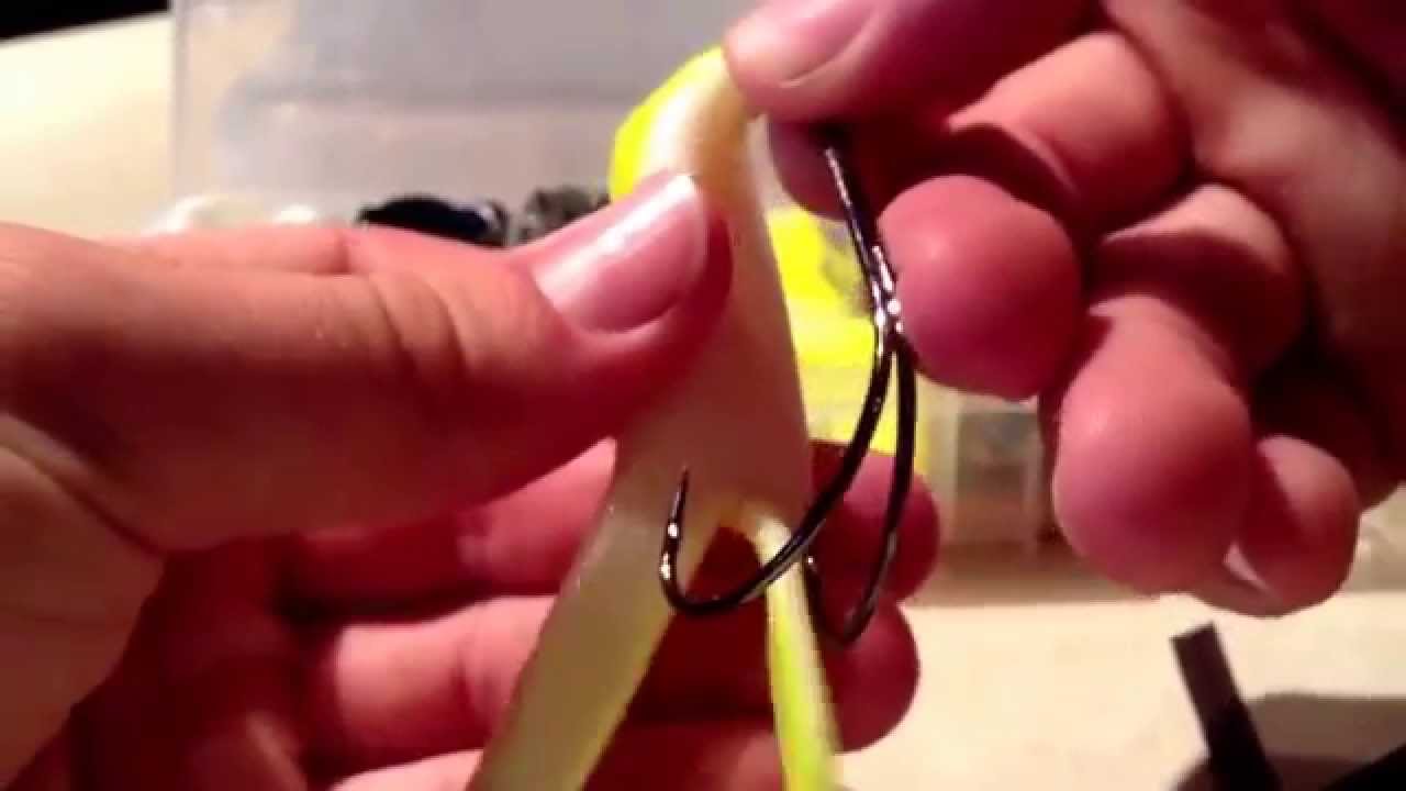 How to rig a Ribbit top water frog - YouTube