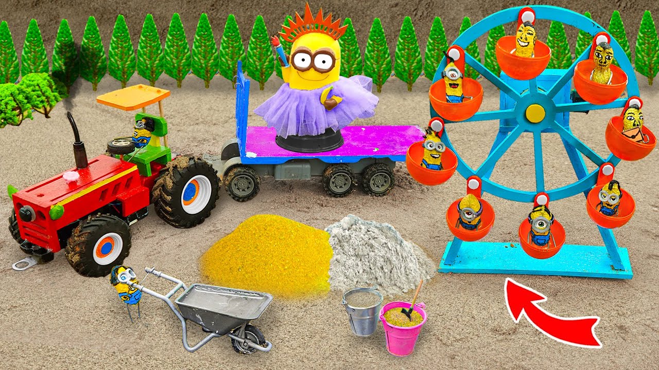 Top diy tractor making mini ferris and swing science project | diy mini ...