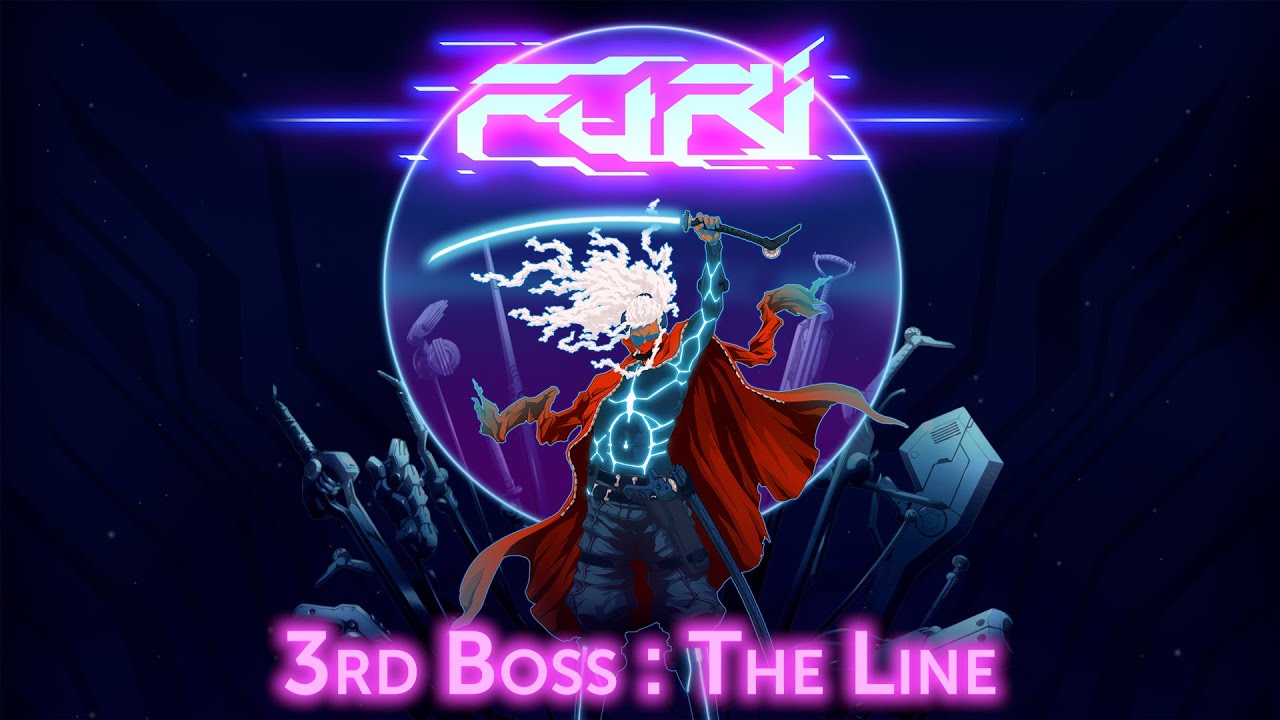 Furi Gameplay - 3rd Boss: The Line - YouTube