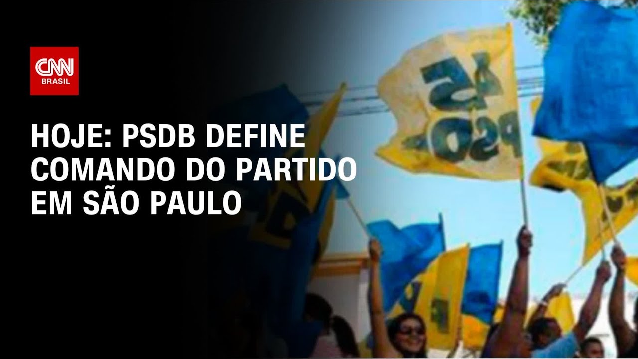 Hoje: PSDB define comando do partido em São Paulo | AGORA CNN - YouTube