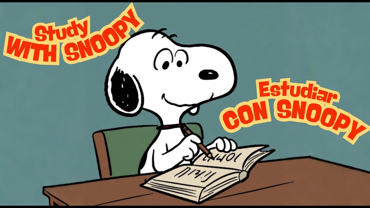 Study with Snoopy! // ¡Estudiar con snoopy! - YouTube