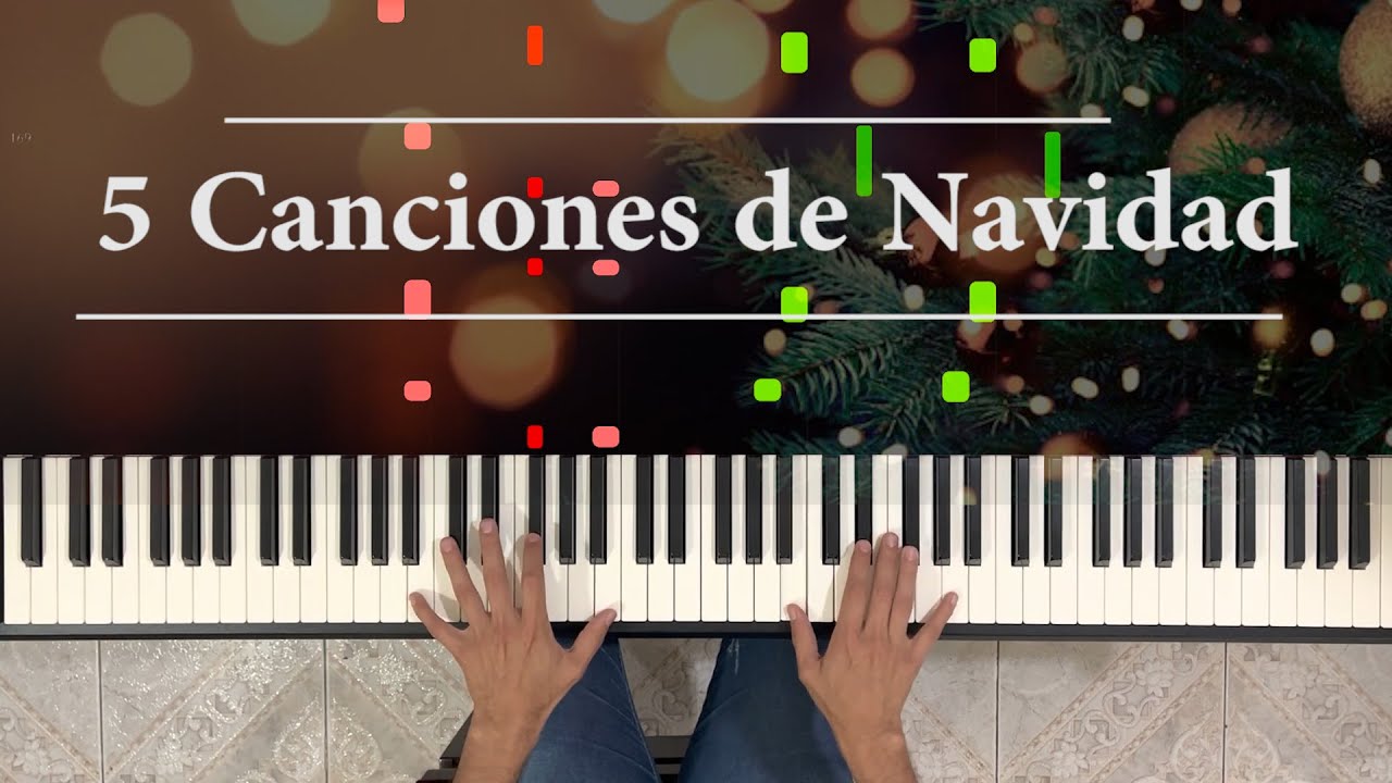 5 canciones de Navidad para tocar en el piano || Partituras, midis, mp3 ...