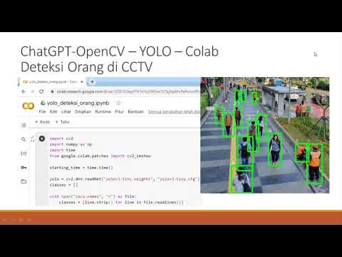 Praktisi Mengajar - ChatGPT untuk koding python openCV -yolo di google colab - YouTube