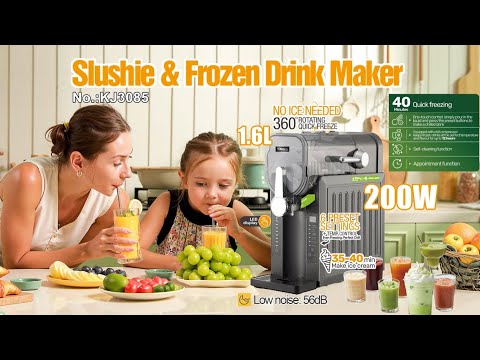 🍹 𝗠𝗮𝗸𝗲 𝗦𝗻𝗮𝗽𝗽𝗮𝗯𝗹𝗲 𝗙𝗿𝗼𝘇𝗲𝗻 𝗗𝗿𝗶𝗻𝗸𝘀 𝗪𝗶𝘁𝗵 KJ3085 | 𝗥𝗲𝗮𝗱𝘆 𝗜𝗻 𝟰𝟬 𝗠𝗶𝗻𝘂𝘁𝗲𝘀 𝗪𝗶𝘁𝗵 ...