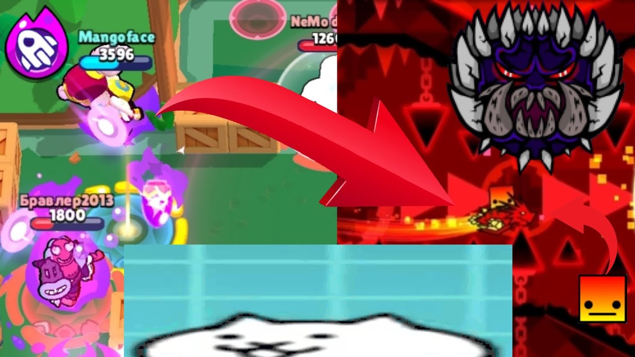 Is this a geometry dash reference? - YouTube