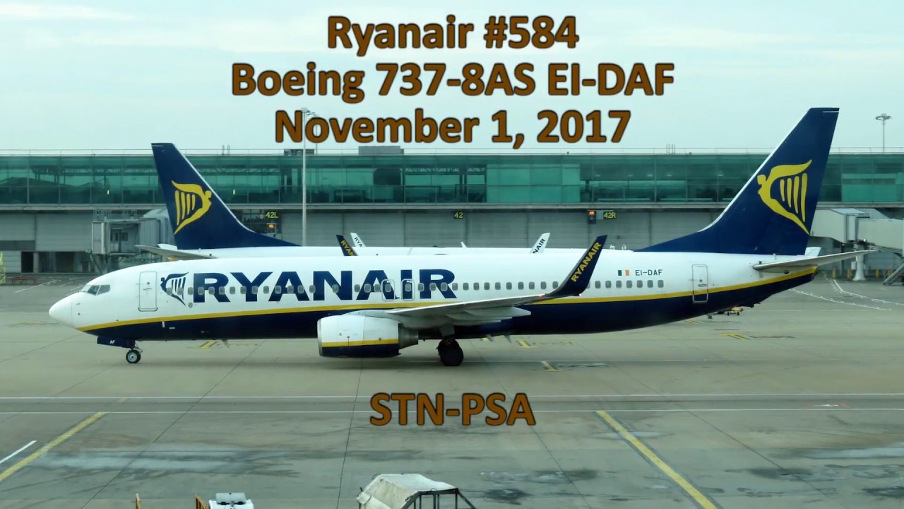 Ryanair #584 STN-PSA - YouTube