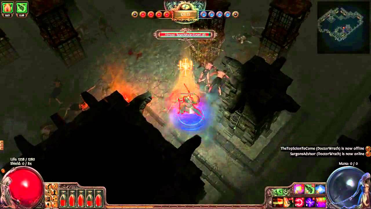 Path of Exile Low Level PvP 1v1s - Viper/Puncture 1 - YouTube