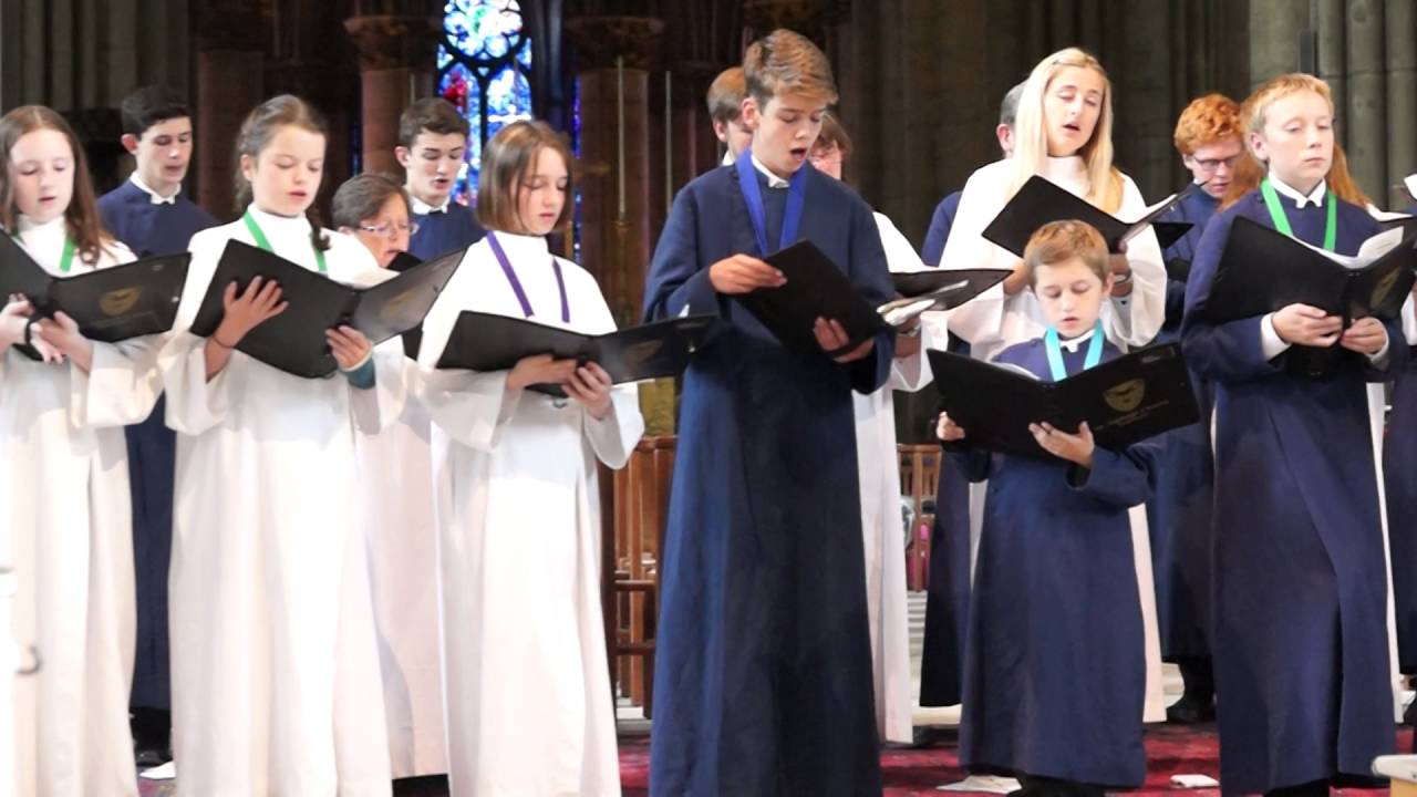 St Alphege Church Choir in Reims Notre Dame Cathedral 3 August 2016 ...