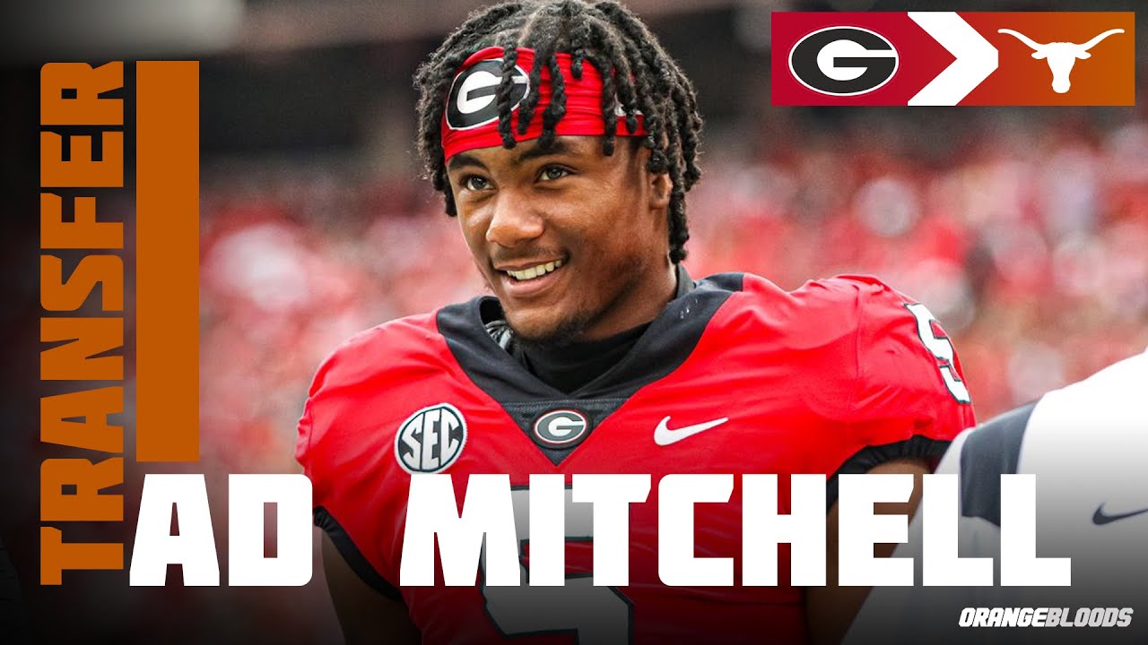 AD Mitchell to TEXAS: Longhorns land key WR target in the portal - YouTube