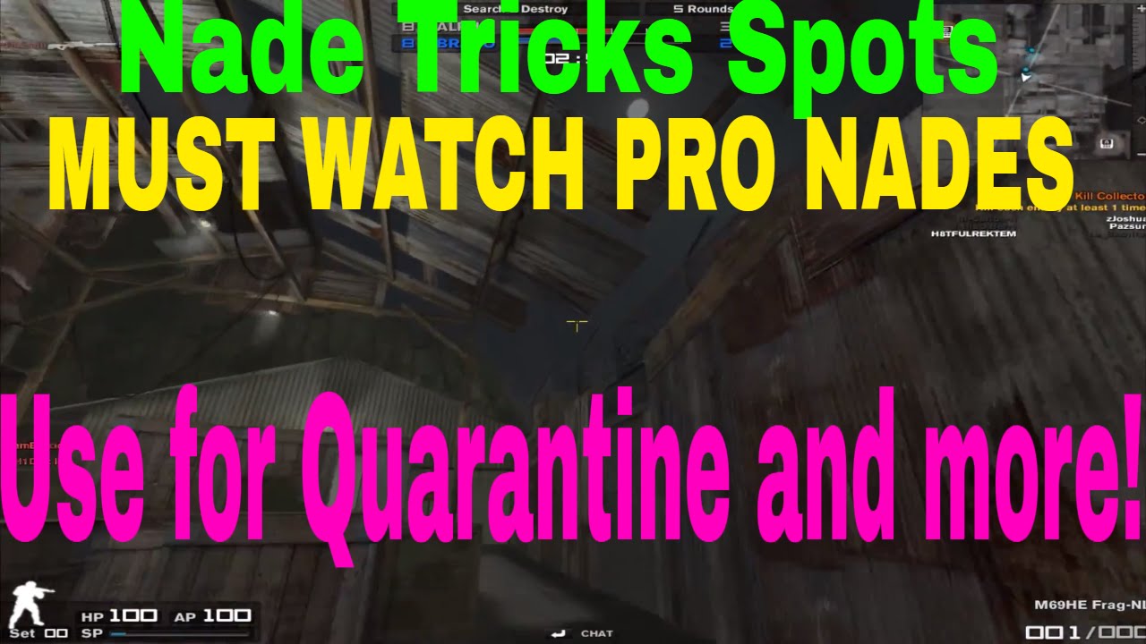 Nade Tricks Tutorial | Combat Arms - YouTube