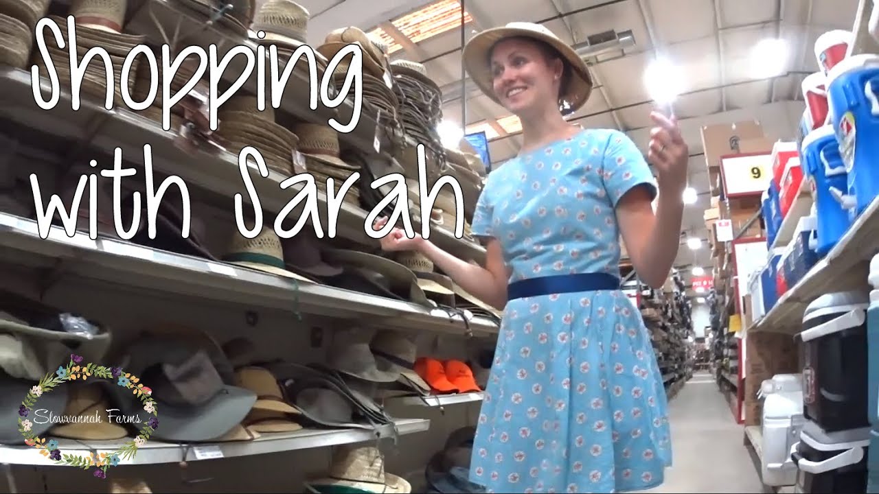 Shopping with Sarah - YouTube