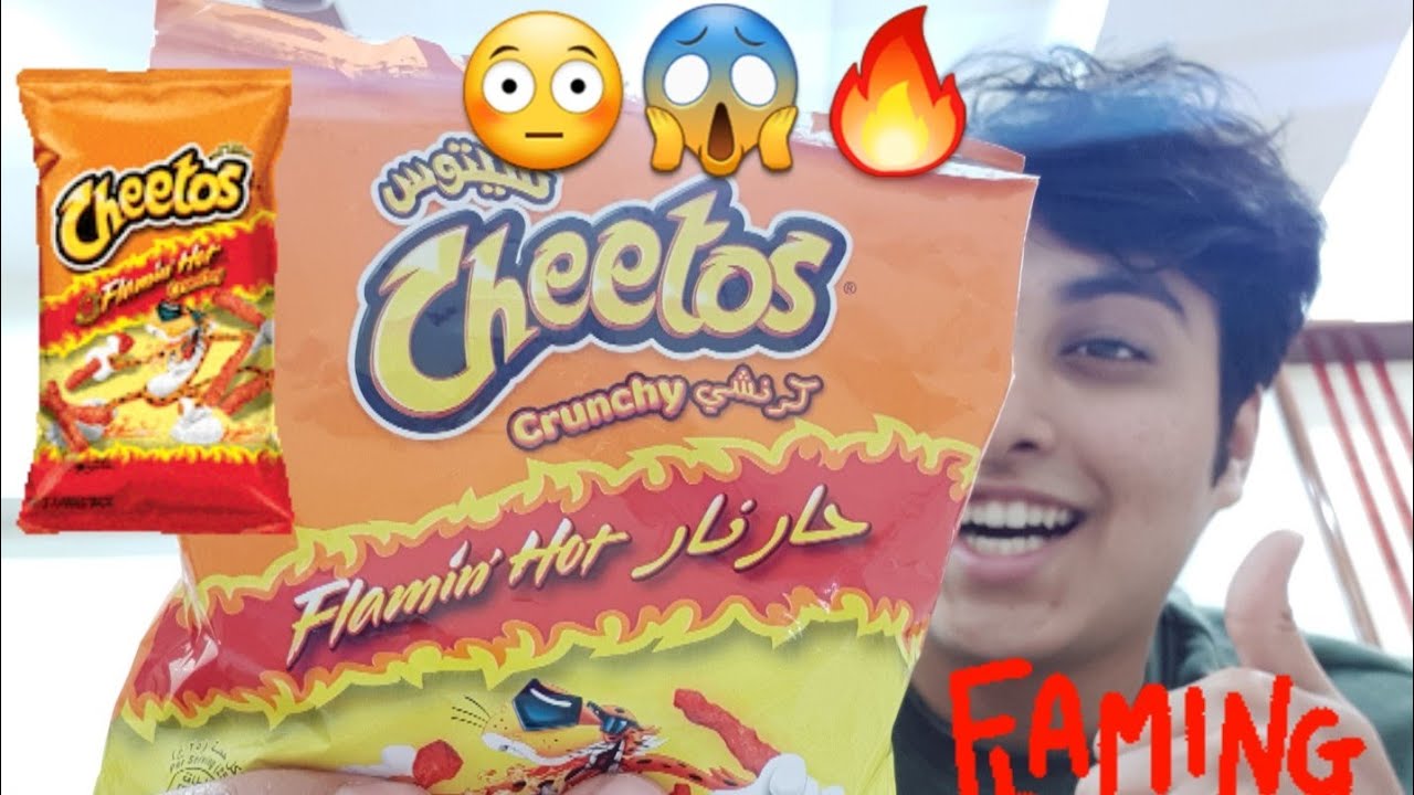 Indian guy trying Foreign flamin hot cheetos🤩🤤 - YouTube