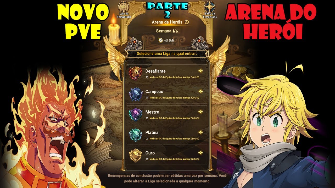 Tudo sobre o novo PVE - ARENA DE HERÓIS (Parte 2) - The Seven Deadly ...