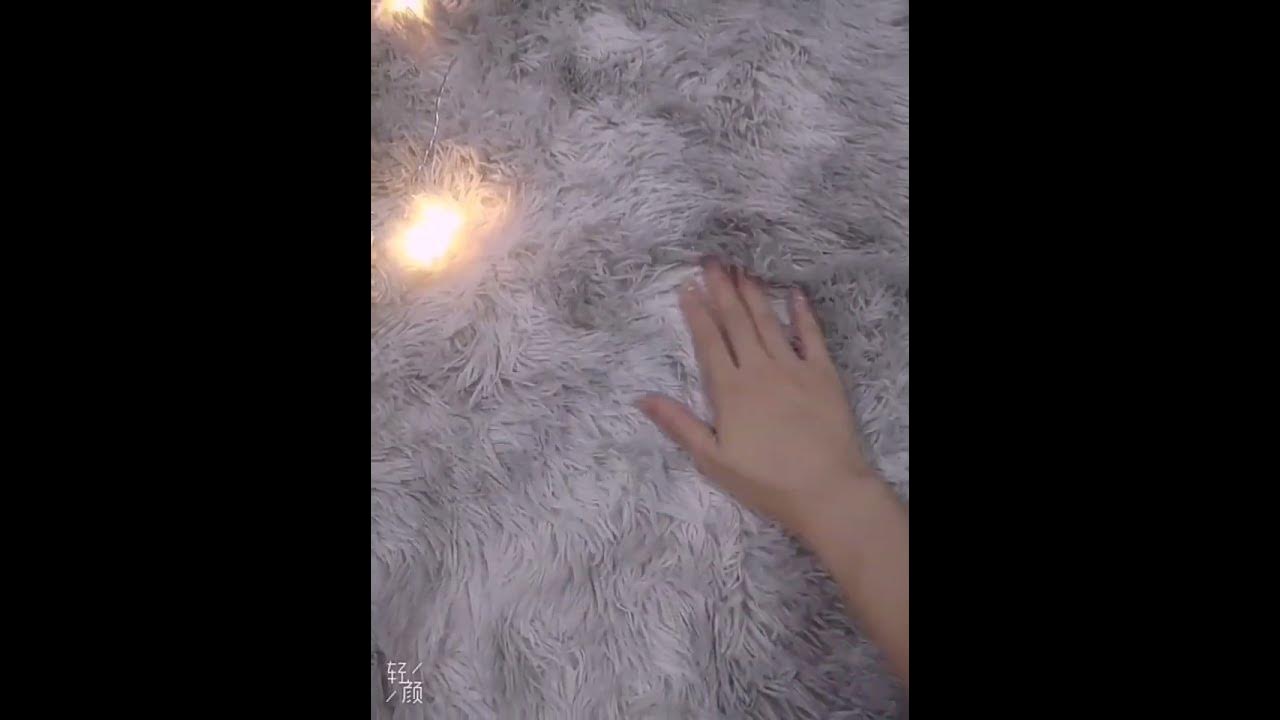 Мягкий пушистый ковер в гостинную - YouTube