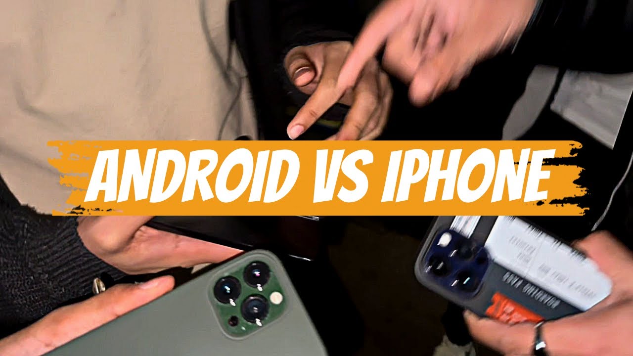 Iphone Vs Android Users BATTLE (Meet our new friend) - YouTube