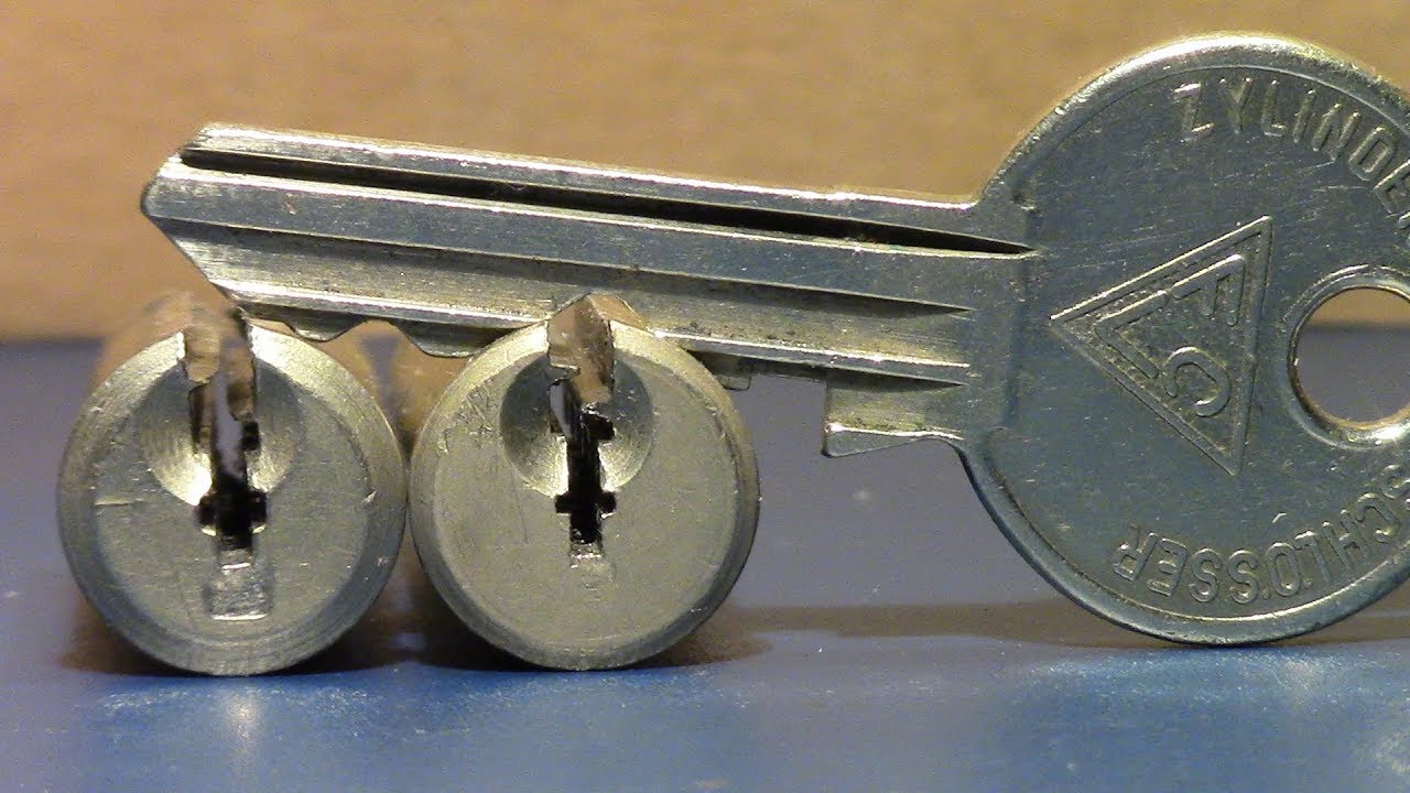 (picking 465) Picking & gutting an older euro lock: cool looking keyway ...