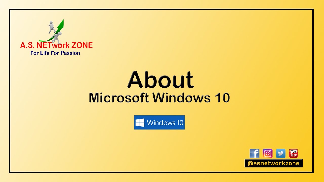 Introduction of Microsoft Windows 10 - YouTube