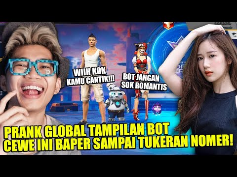 PRANK GLOBAL PAKE TAMPILAN BOT MALAH DIHINA CEWE SOMBONG!!! UJUNGNYA TUKERAN NOMOR WA!!! - FREE FIRE