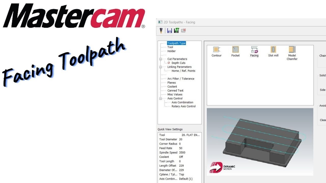 4. Facing in Mastercam, Learn Mastercam in Hindi for Complete Beginners ...