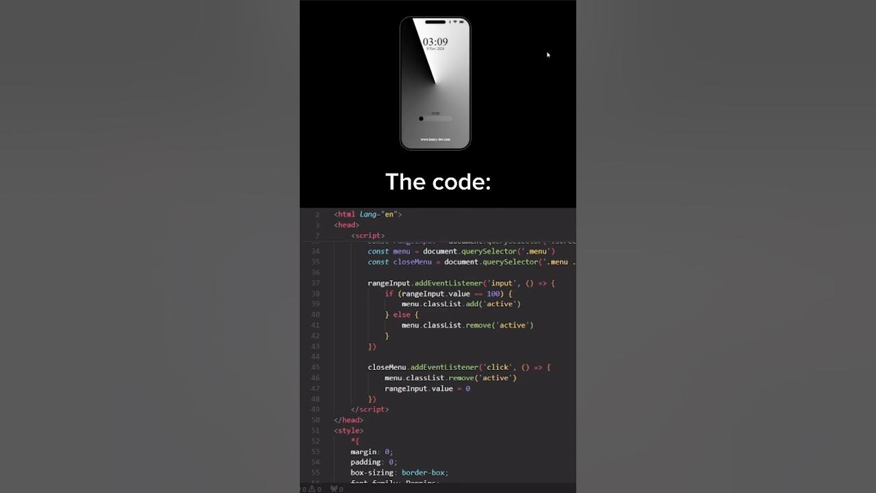Mobile Clock Html Css Coding Shorts 🖇️ Coding Shorts Computerscienceconcepts Html Css