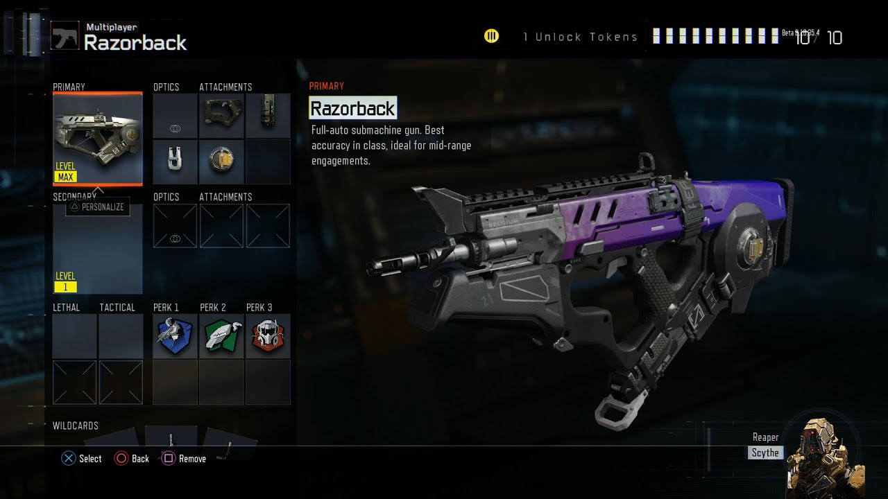 Call Of Duty Black Ops 3 - "Razorback" Create A Class - YouTube