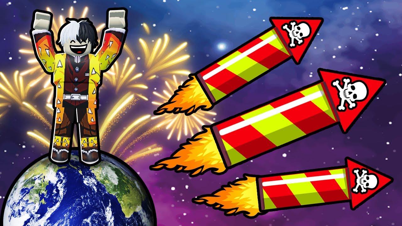 WYSTRZELIŁEM FAJERWERKI NA ODLEGŁOŚĆ 999,999,999M (Roblox, Firework ...