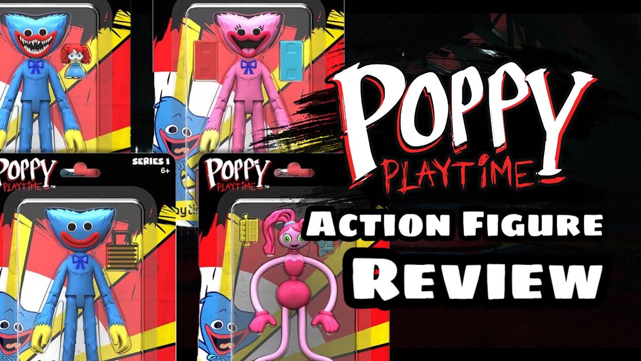 New Official Poppy Playtime Action Figures Series 1 PhatMojo Review ...