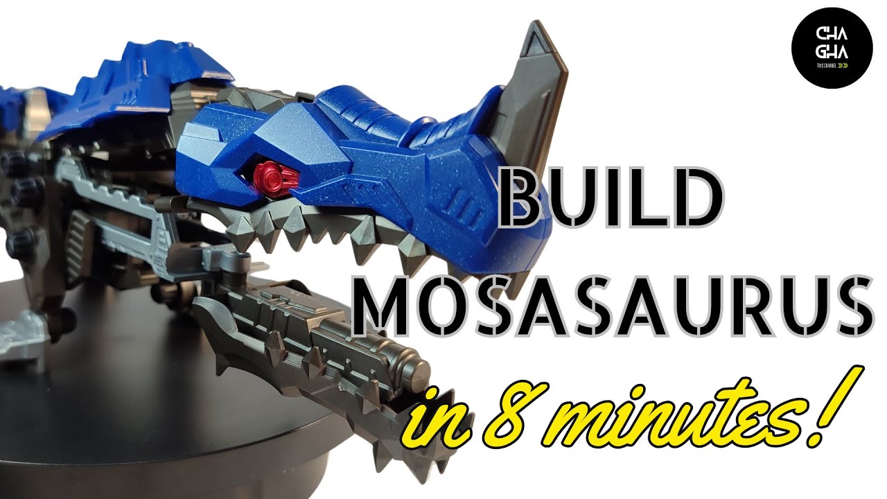 Build Model Kit ZOIDS Mosasaurus for Beginners in 8 Minutes - YouTube