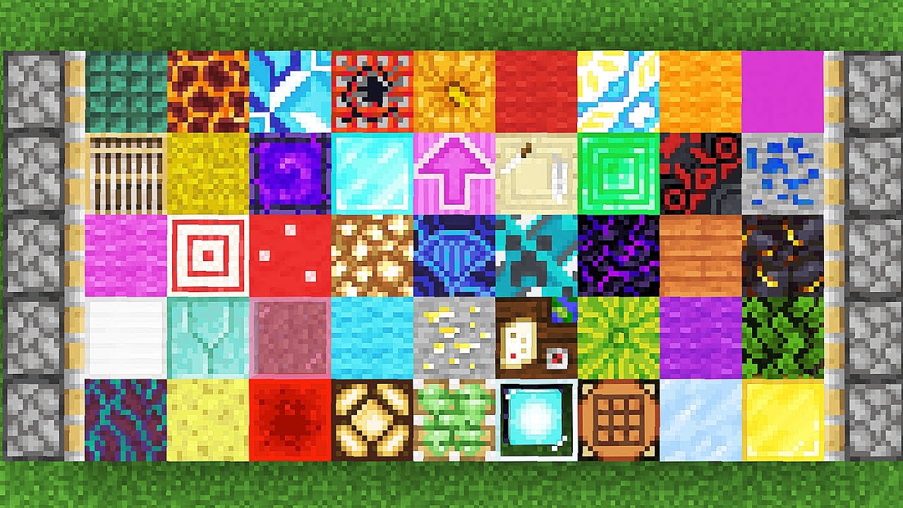 all minecraft blocks combined ? - YouTube