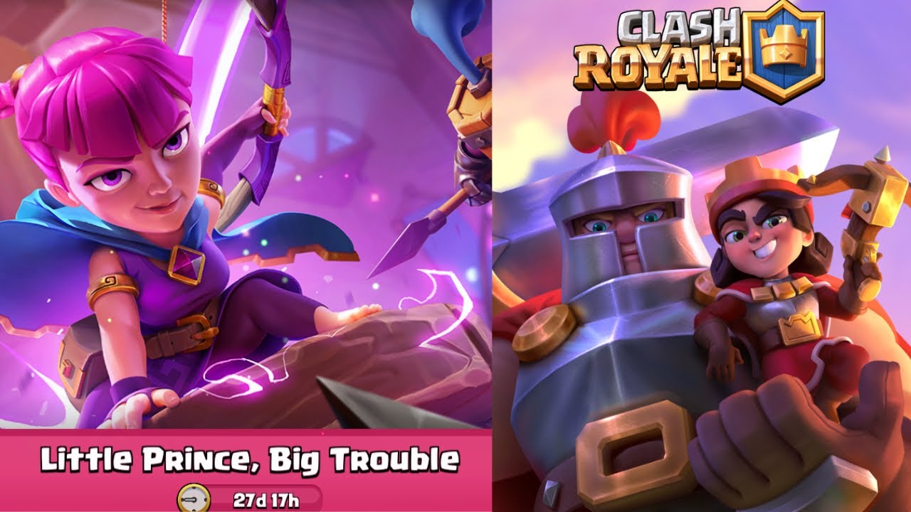 Clash Royale Little Prince Champion Card: Epic Gameplay - YouTube