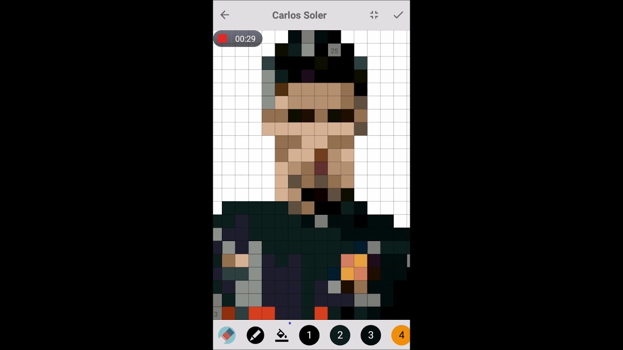 Pixel Coloring Carlos Soler - YouTube