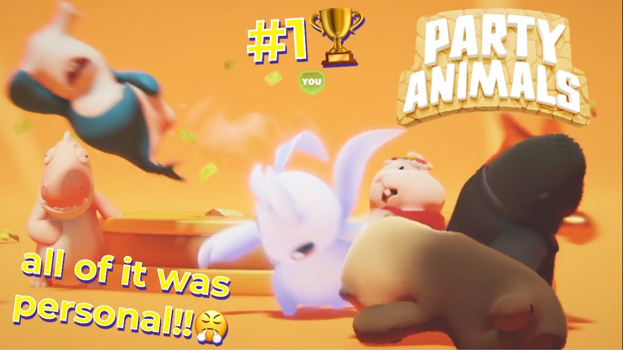 they had me fighting for my life!! | Party Animals gameplay - YouTube
