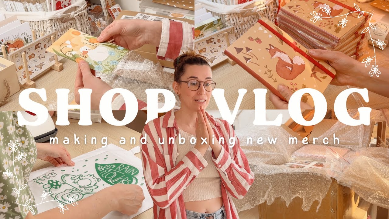 Preparing for a Shop Update, Making Products & Vograce Unboxing ART ...