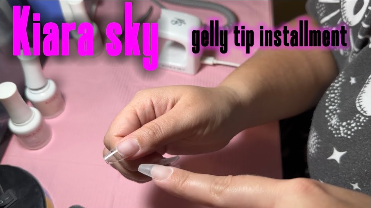 Kiara Sky gelly tip application tutorial (this video is not sponsored ...
