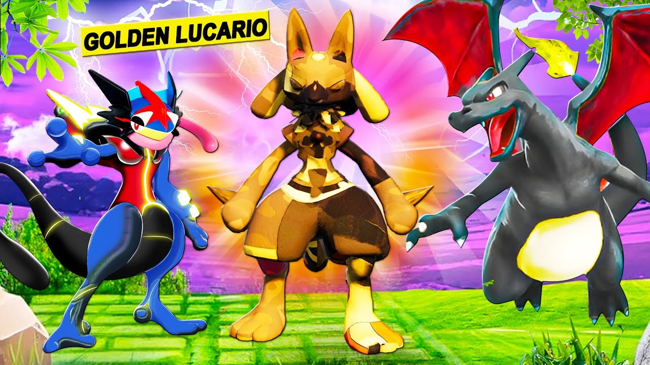 OMG! I FOUND GOLDEN LUCARIO in PALWORLD ! MEGA DRAGON CHARIZARD ...