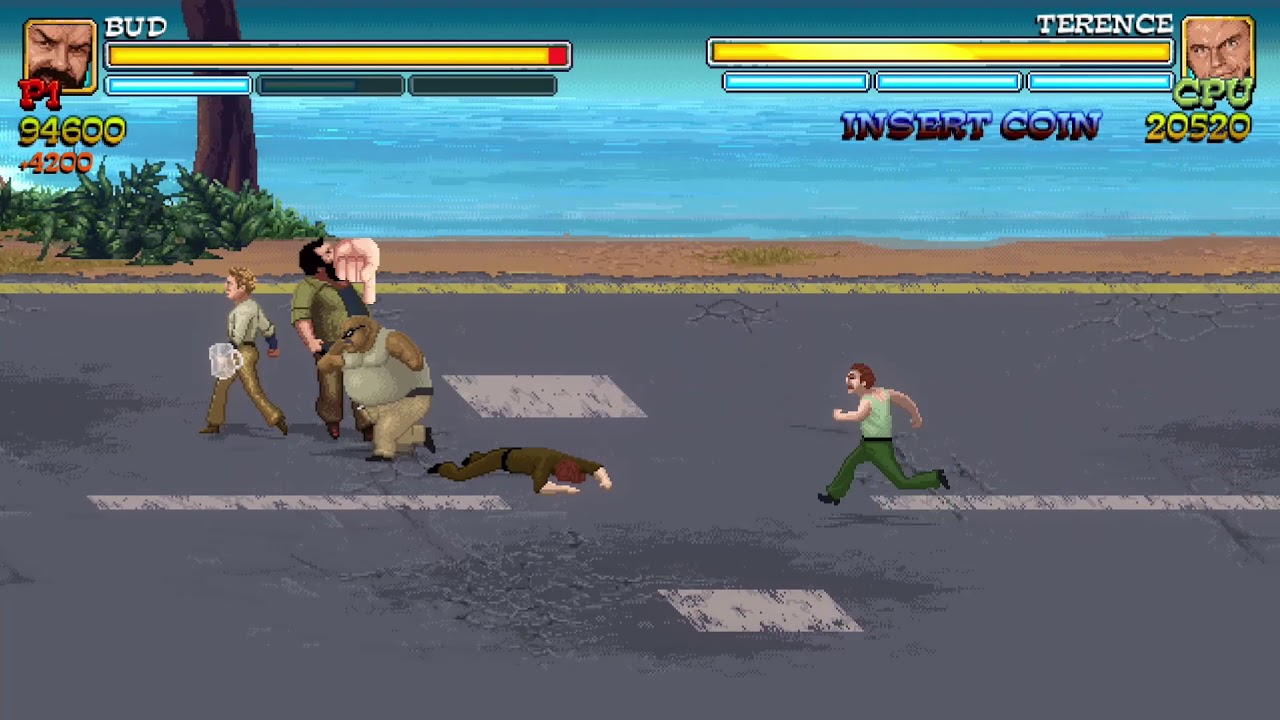 Bud Spencer slaps and beans xbox 360 23, modo medio, el aeropuerto ...