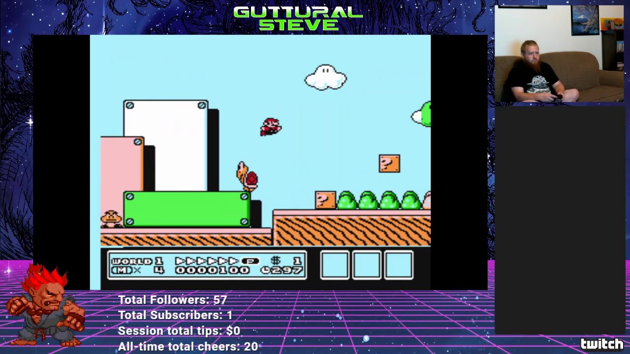 Super Mario Bros. 3 Level 1-1 Speed Run Attempt - YouTube