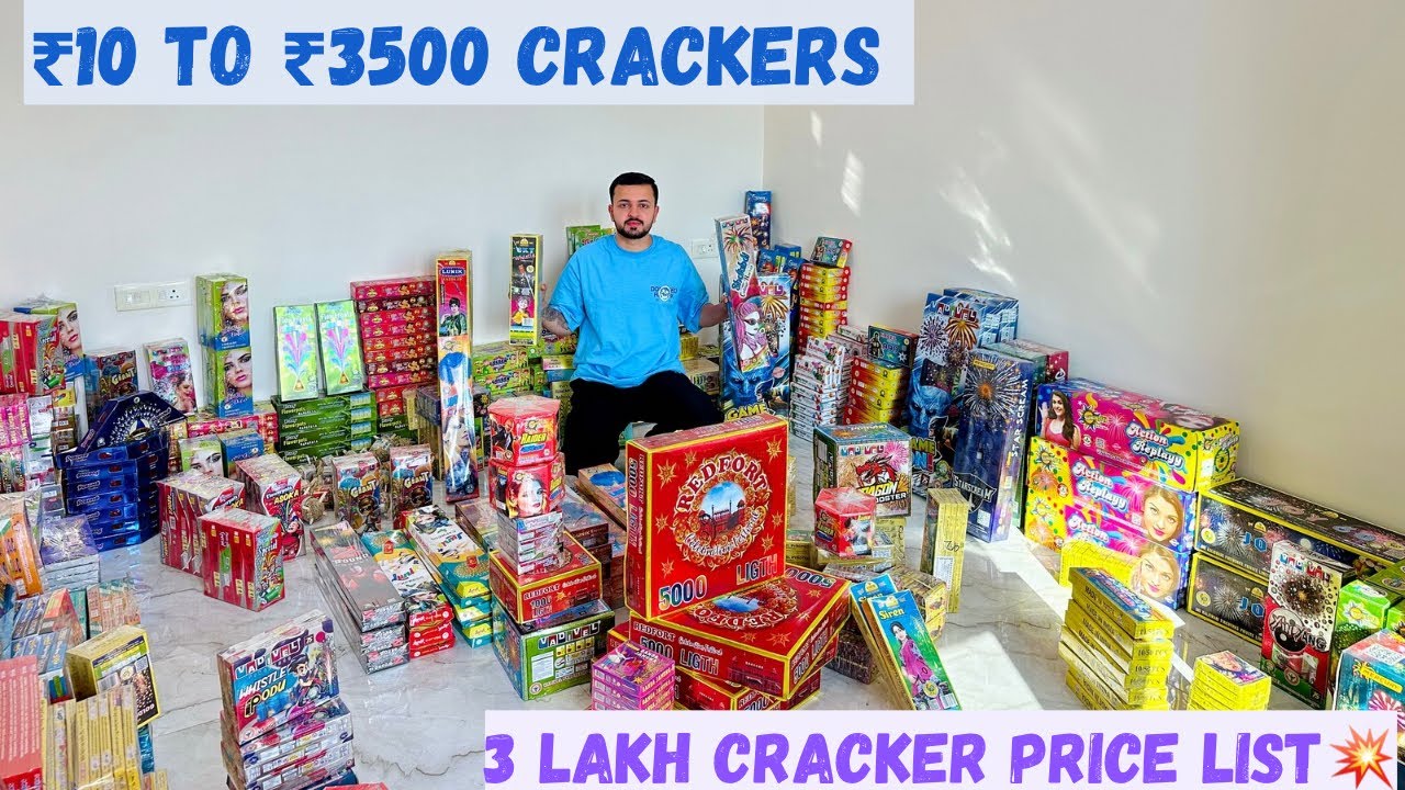 ₹10 To ₹3500 Crackers Price List🔥3 Lakh Diwali Stash 2024💥 - YouTube