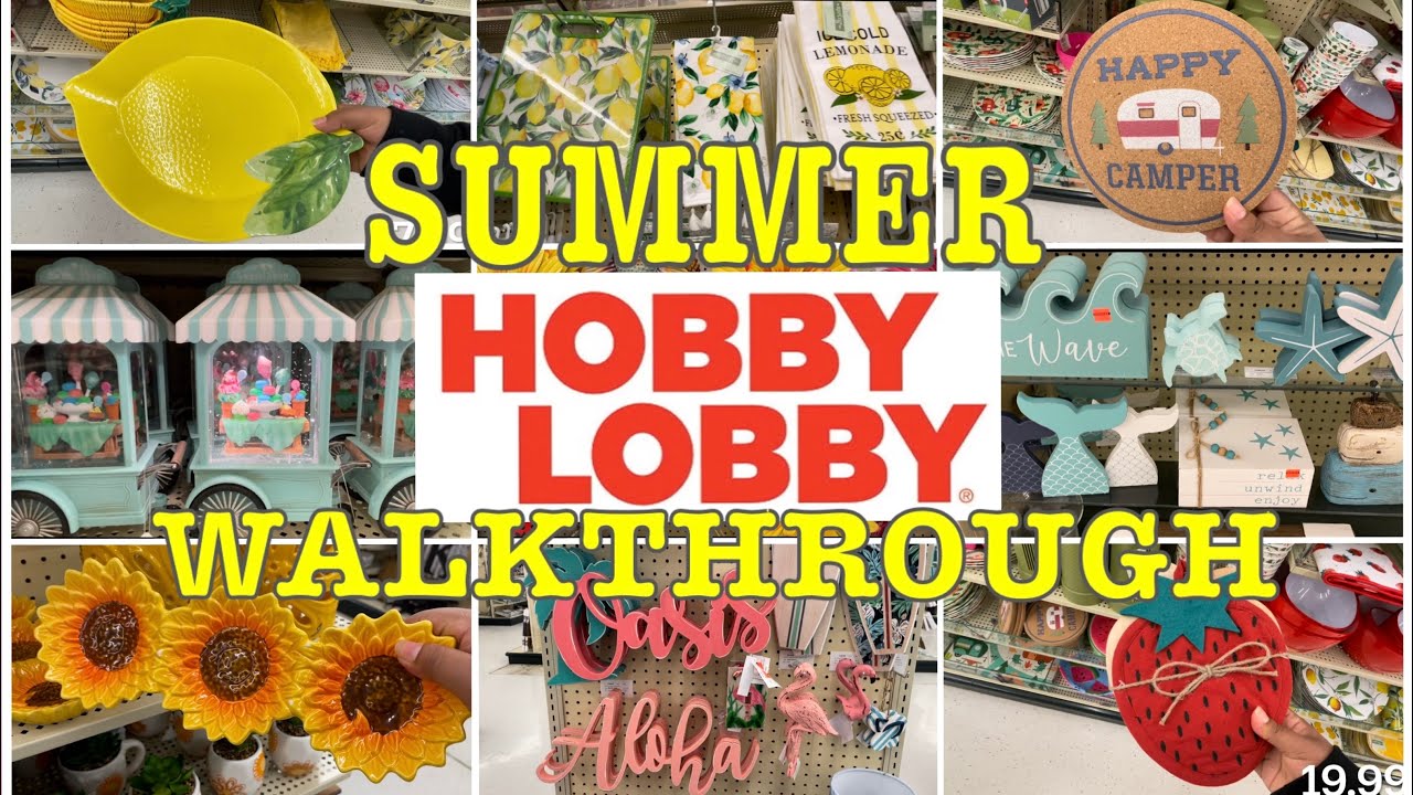 THE SPRING SHOP HOBBY LOBBY WALKTHROUGH PART 2! - YouTube