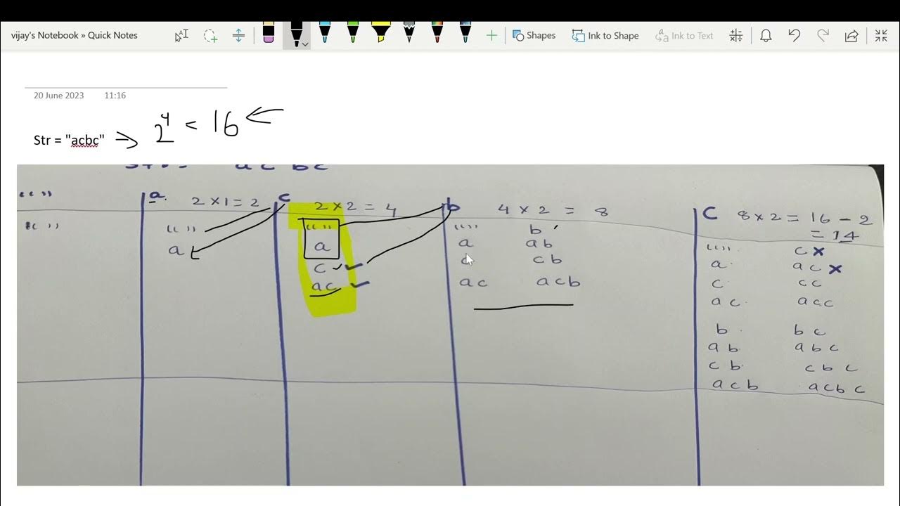 Better String || Distinct Subsequence Count Java Solution O(N) - YouTube