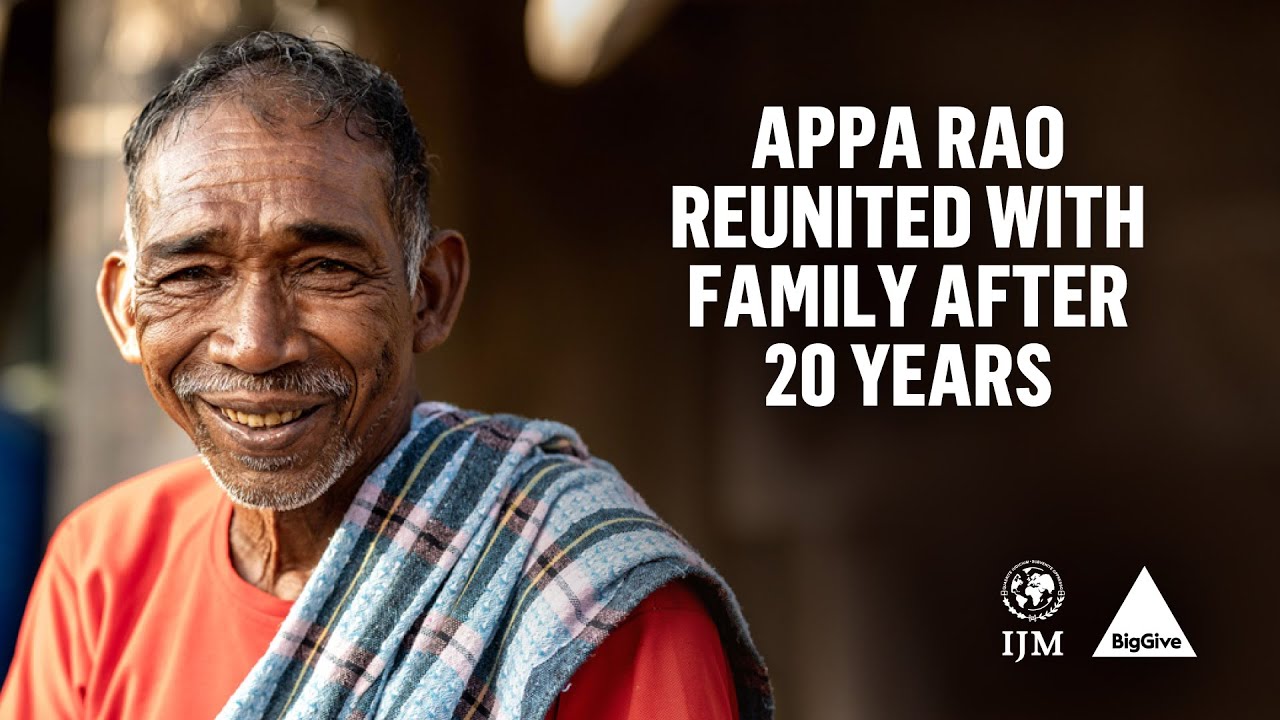 Appa Rao is reunited with his family after 20 years of forced labour ...