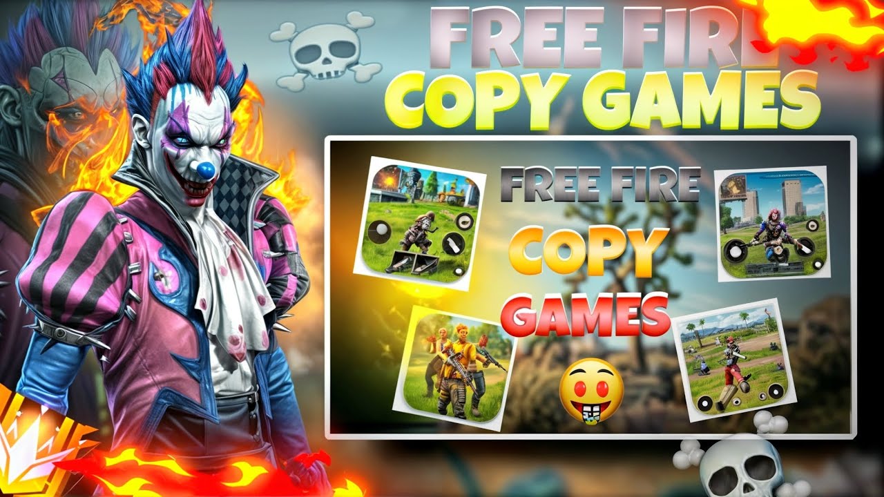 I TRIED FREE FIRE COPY GAMES 🎯| OLD MEMORIES 😞| FUNNY 🤣| #longvideo ...