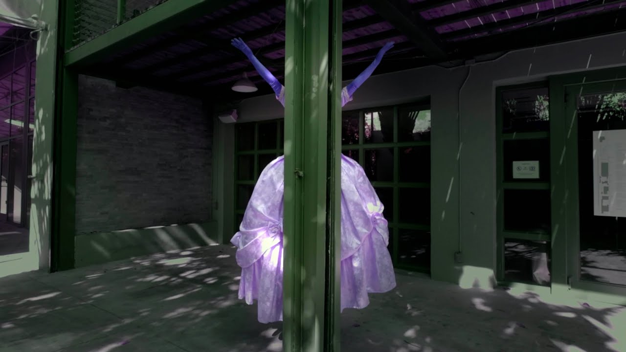 Pink Antoinette Stilt Walker With Powers - YouTube