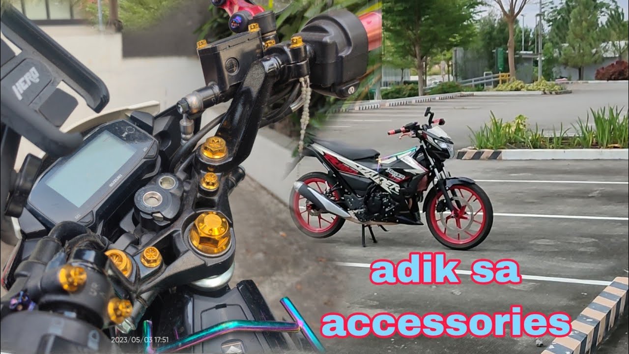 gold bolts, step grill, axle cup, handle grips, raider 150 fi ...