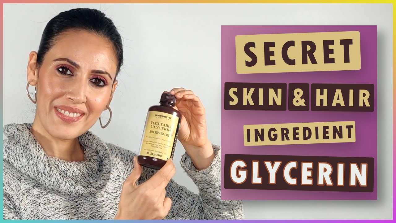 How to use glycerin (glycerol) for glowing skin and shiny hair. Winter ...