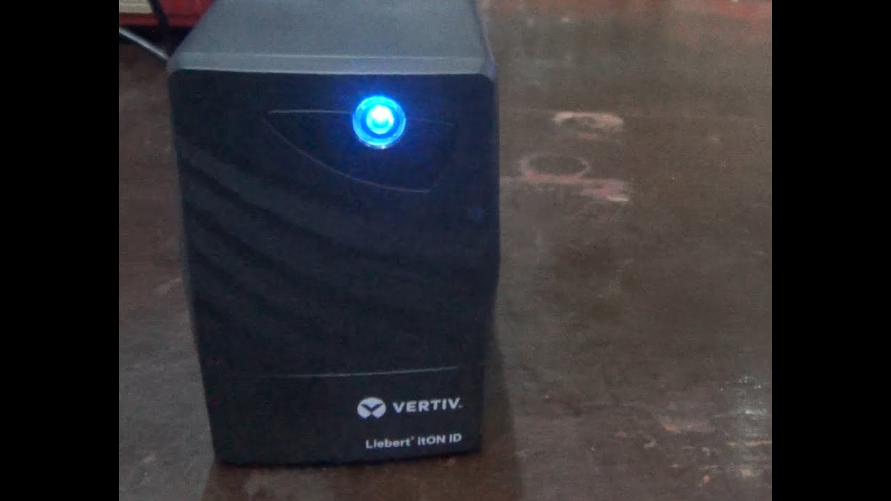 UNBOXING UPS VERTIV Liebert itON 600VA 360W 230V PSA600 ID, Power ...